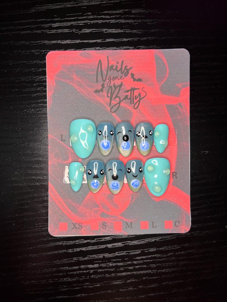 Water Sprite Press on Nails - Etsy