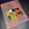 Muichiro Tokito Mist Hashira Anime Nails | Blue Cyan Turquoise Ombre ...