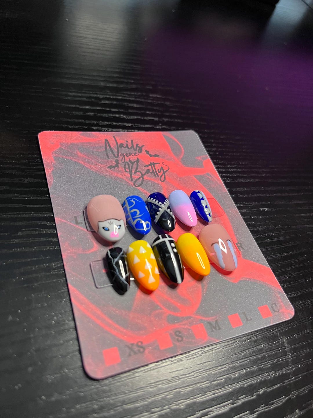 Inosuke and Zenitsu Press on Nails - Etsy