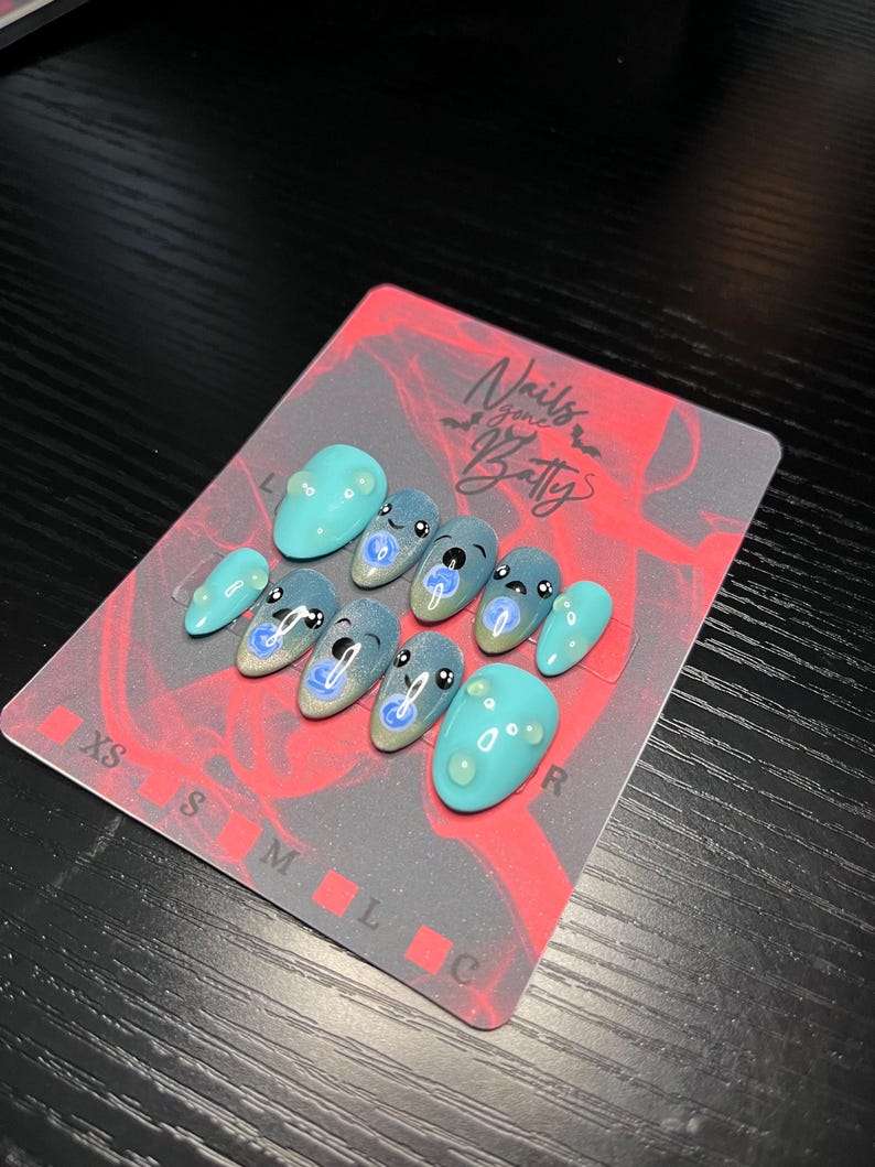 Water Sprite Press on Nails - Etsy