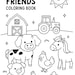 Farm Friends Coloring Book | Printable Farm Animal Coloring Pages for ...