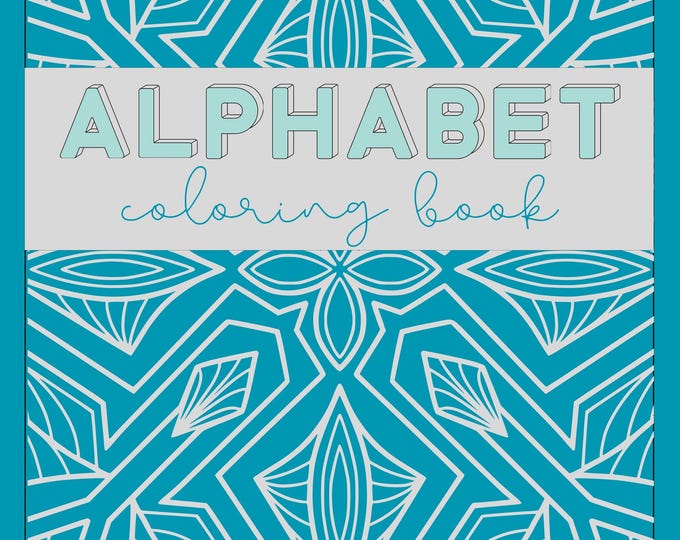 KDP Alphabet A-Z & Numbers 0-9 Mandalas Coloring Pages Sheets PDF ABC ...