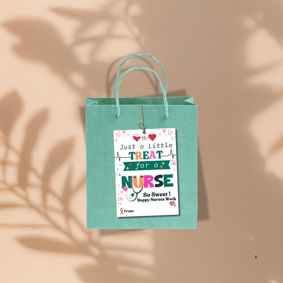 Nurse Week Thank You Tags ,nurse Appreciation Printable Gift Tags ...