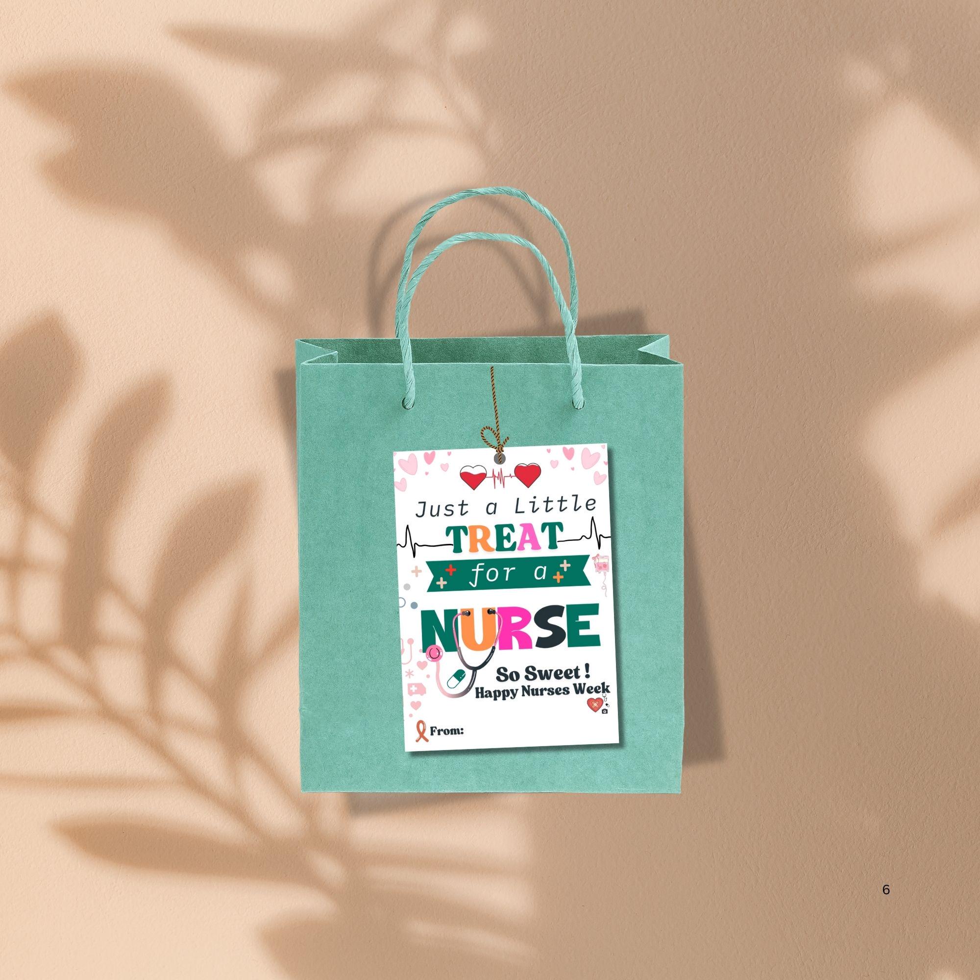 Nurse Week Thank You Tags ,nurse Appreciation Printable Gift Tags ...