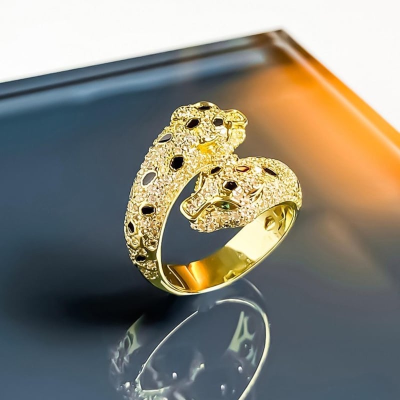 Panther Statement Ring - Etsy