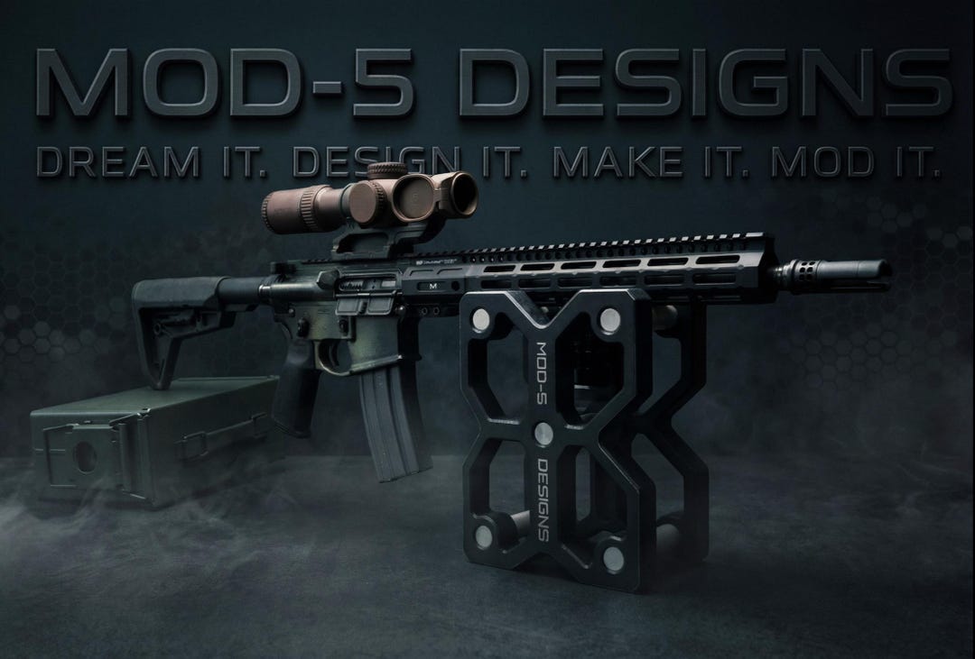 Shooting Rest - Adjustable Height for Rifle, Shotgun, Pistol - 3D ...