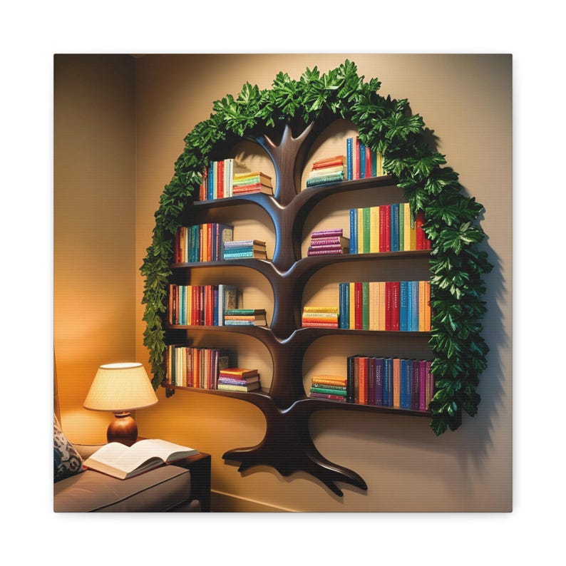 Tree of Knowledge Wall Art, Inspirational Home Decor, Nature-inspired ...