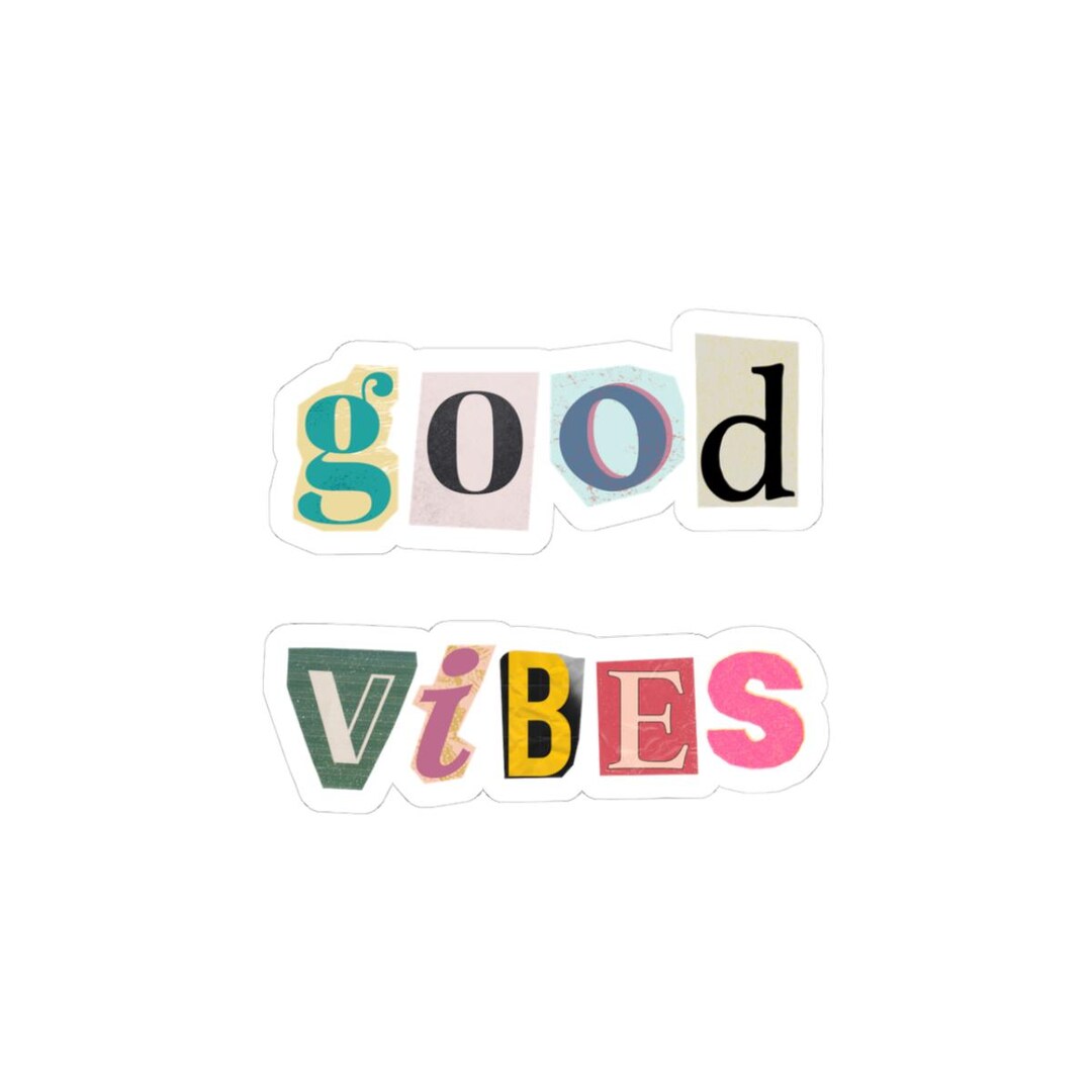 Good Vibes Sticker - Etsy