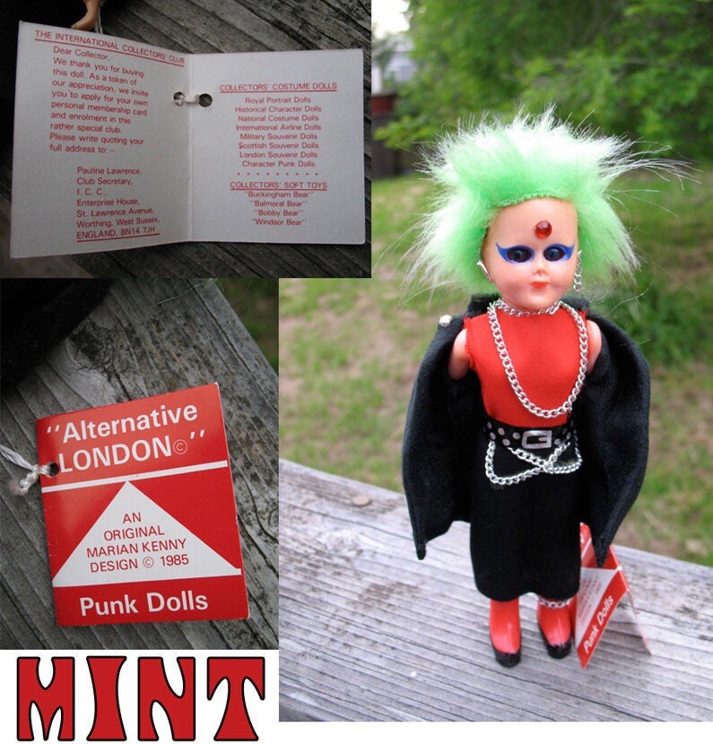 Art Dolls Art & Collectibles PUNK Is Not Dead Mint Condition ...