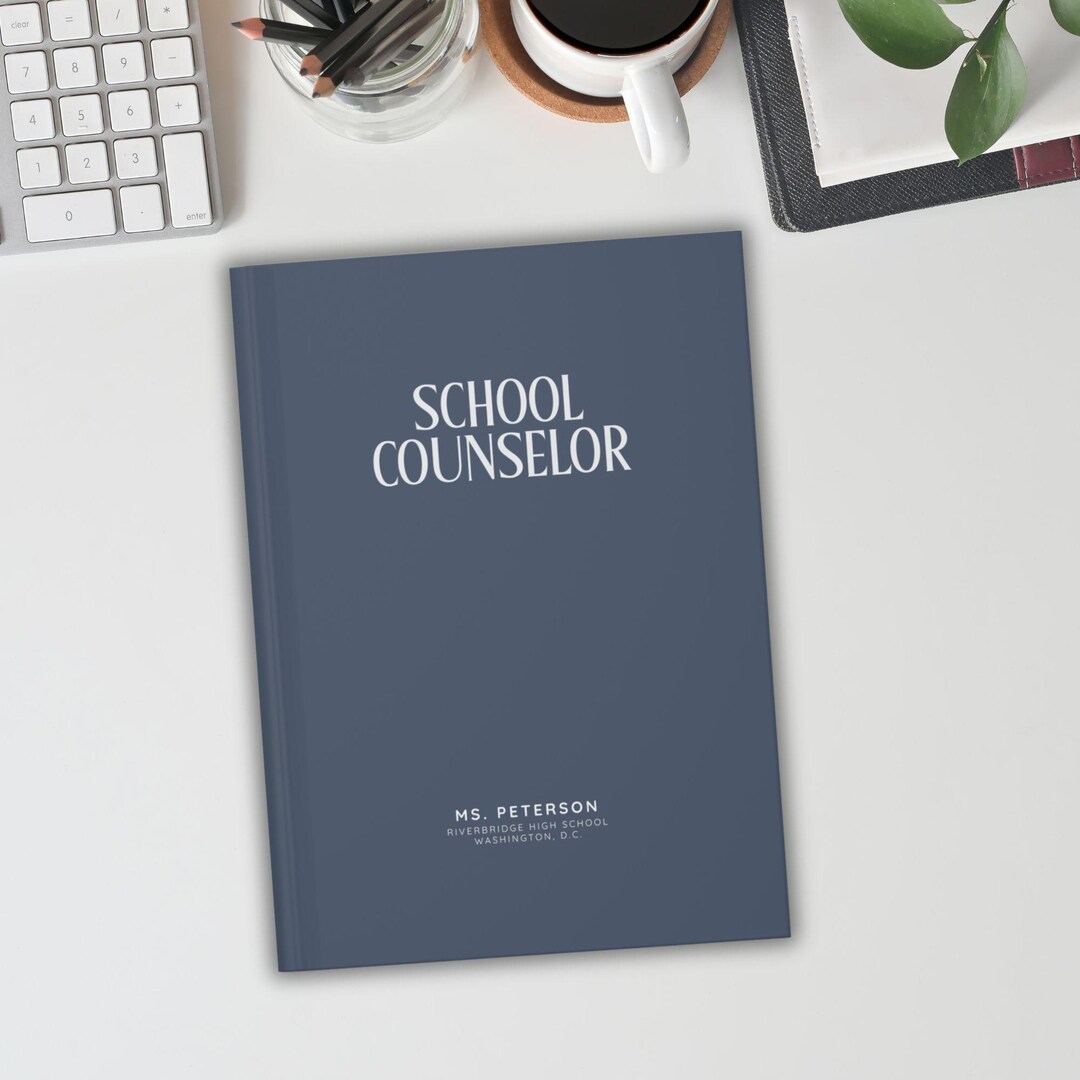 Personalized School Counselor Journal, School Counselor Gifts, School ...