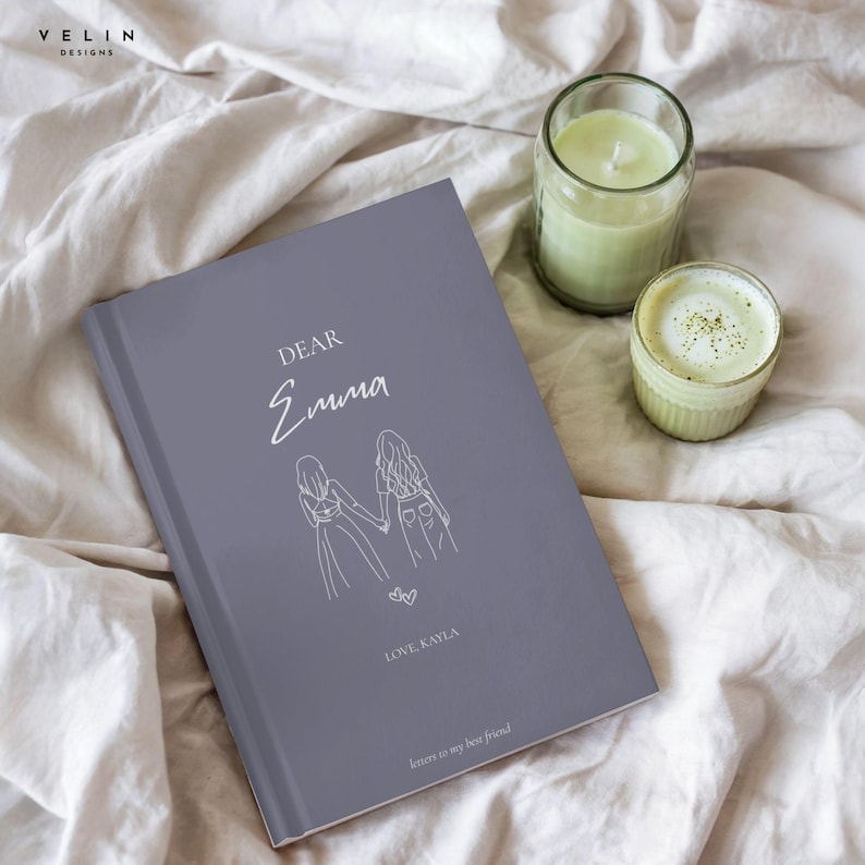 Personalized Letters to My Best Friend Journal, Custom Meaningful ...