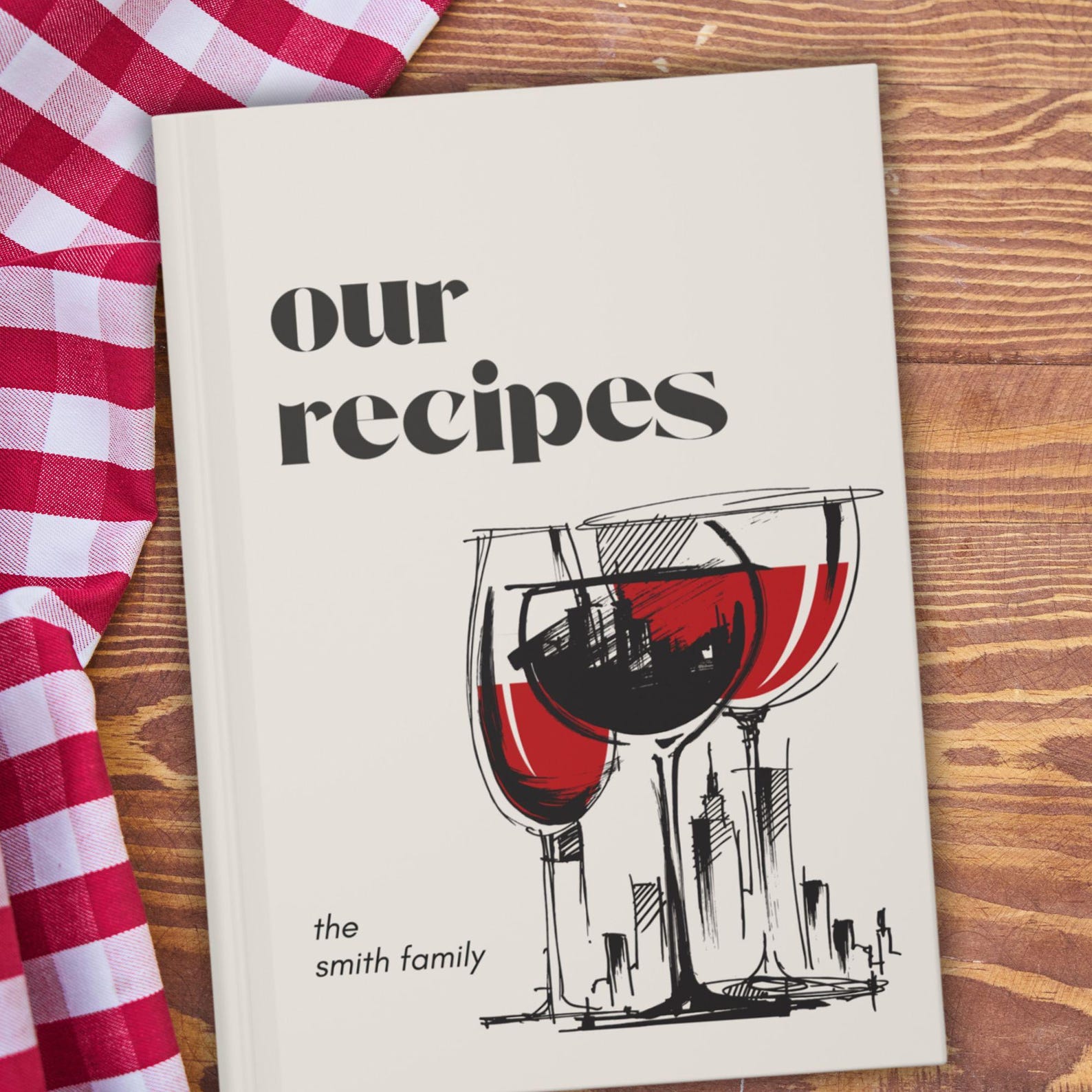 Personalized Recipe Book, Custom Family Recipe Book, Gift for Mom ...