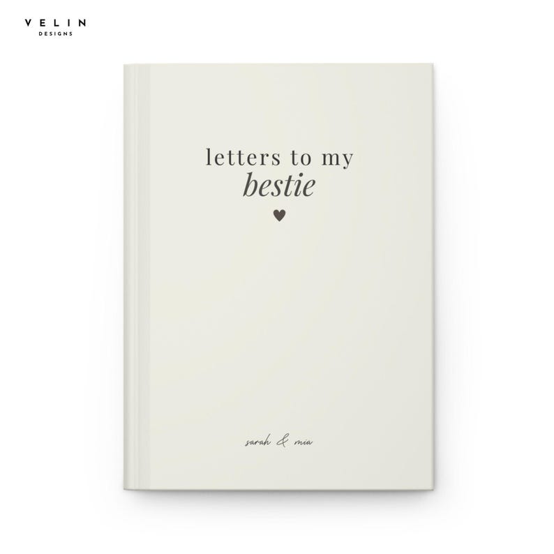 Personalized Letters to My Best Friend Journal, Custom Meaningful ...