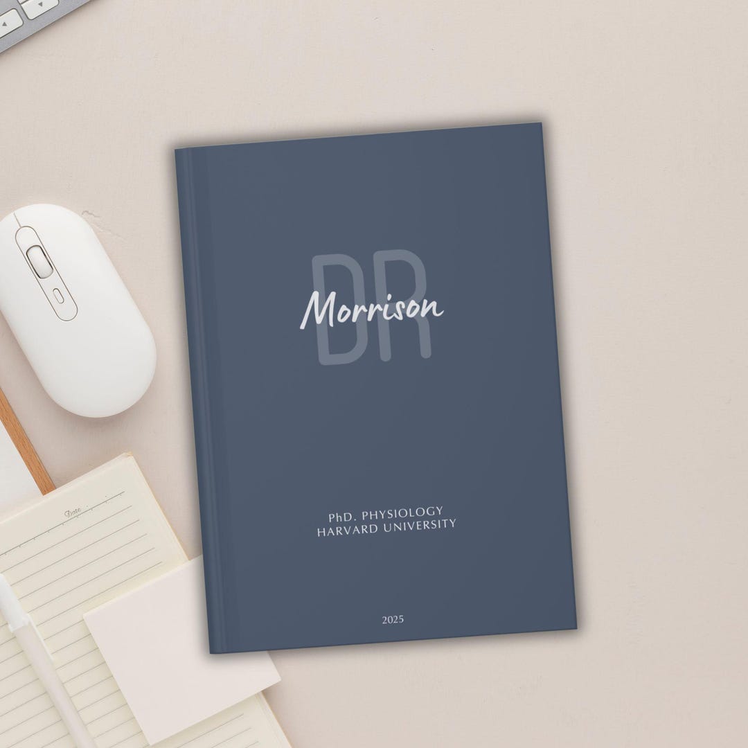 Personalized Journal for Phd Graduate - Custom Name and Year ...