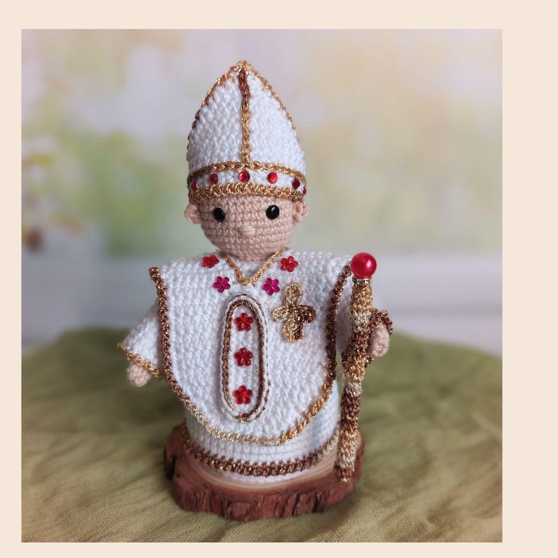 Pope Amigurumi Crochet Pattern: Roman Catholic PDF Tutorial (english ...