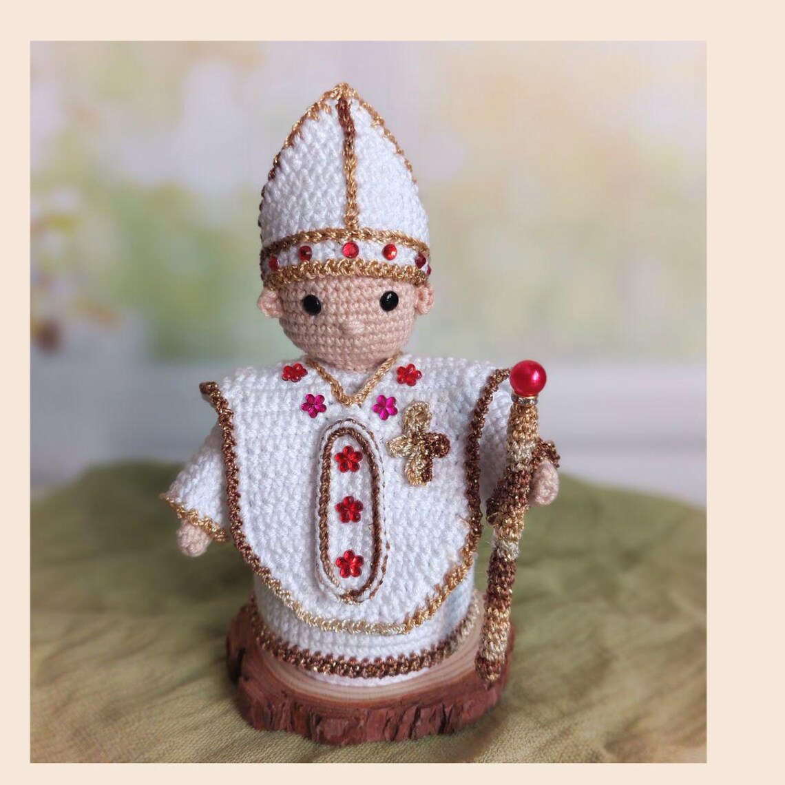 Pope Amigurumi Crochet Pattern: Roman Catholic PDF Tutorial (english ...