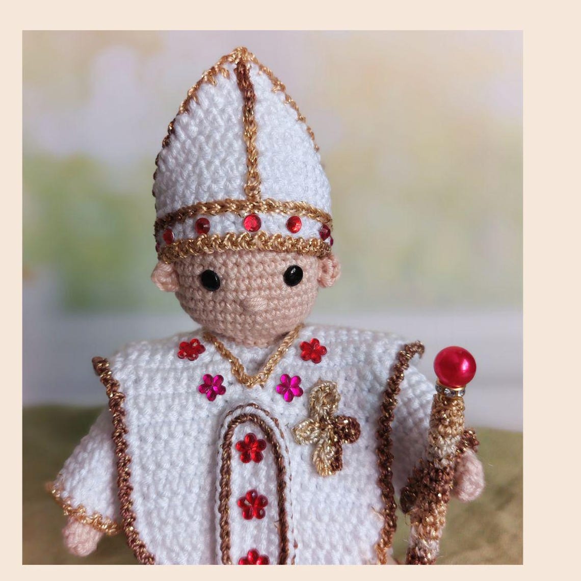 Pope Amigurumi Crochet Pattern: Roman Catholic PDF Tutorial (english ...