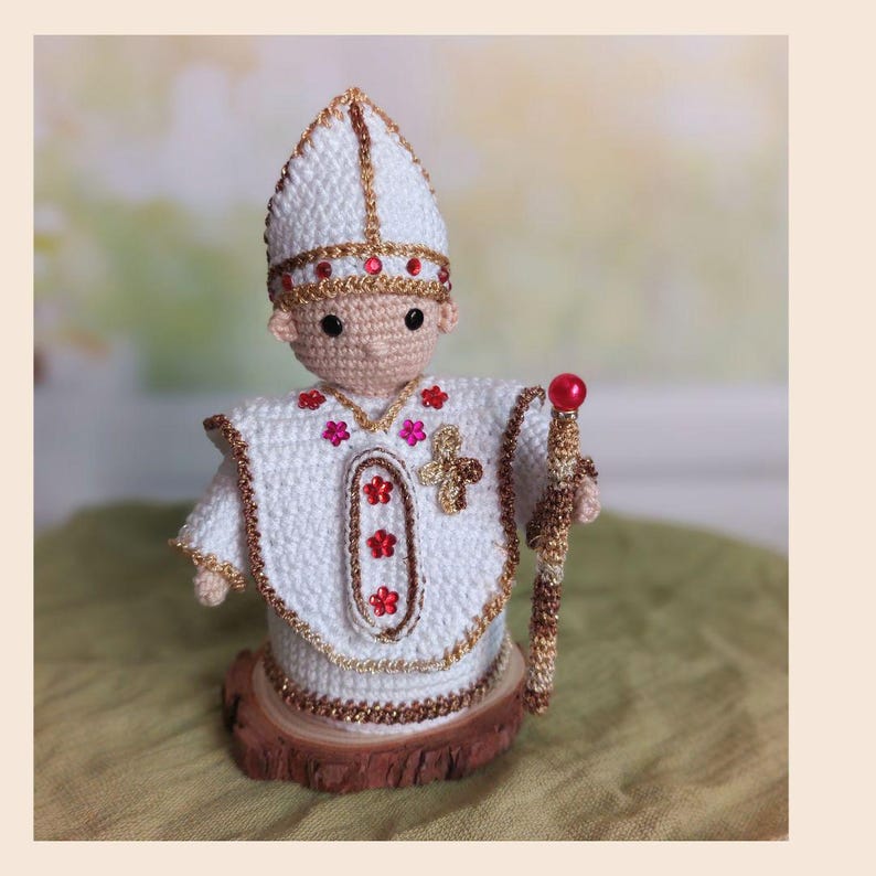 Pope Amigurumi Crochet Pattern: Roman Catholic PDF Tutorial (english ...