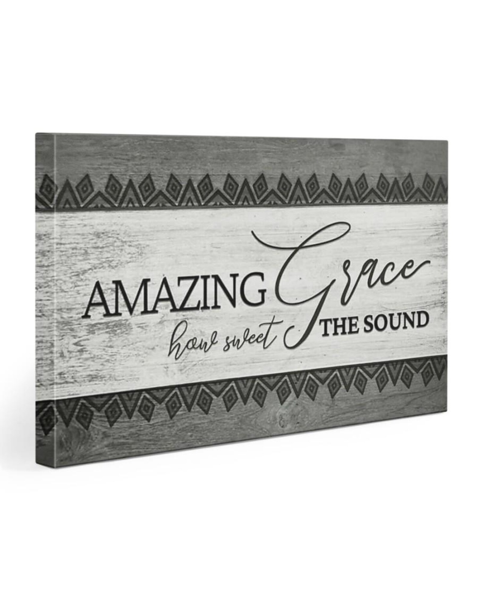 Christian Wall Art: Amazing Grace How Sweet the Sound Farmhouse Style ...