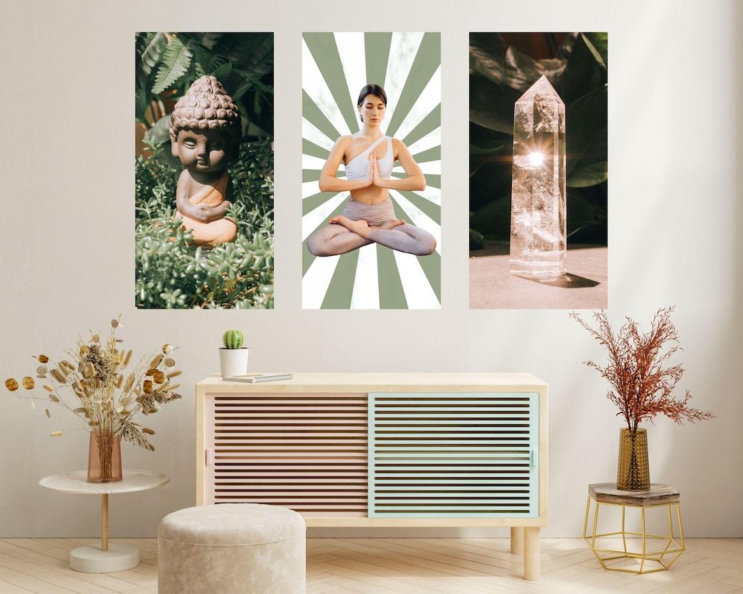 The Zen Triptych | 3 Printable Zen-inspired Wall Art Pieces | Buddha ...