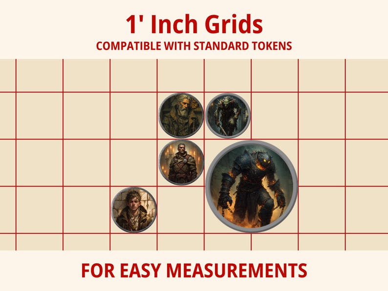 Printable Blank Battlemaps for Dnd & Ttrpgs - Etsy