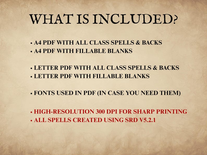 Dnd 5.5e Bard Spells Cards — Printable Spell Deck | Digital Download ...