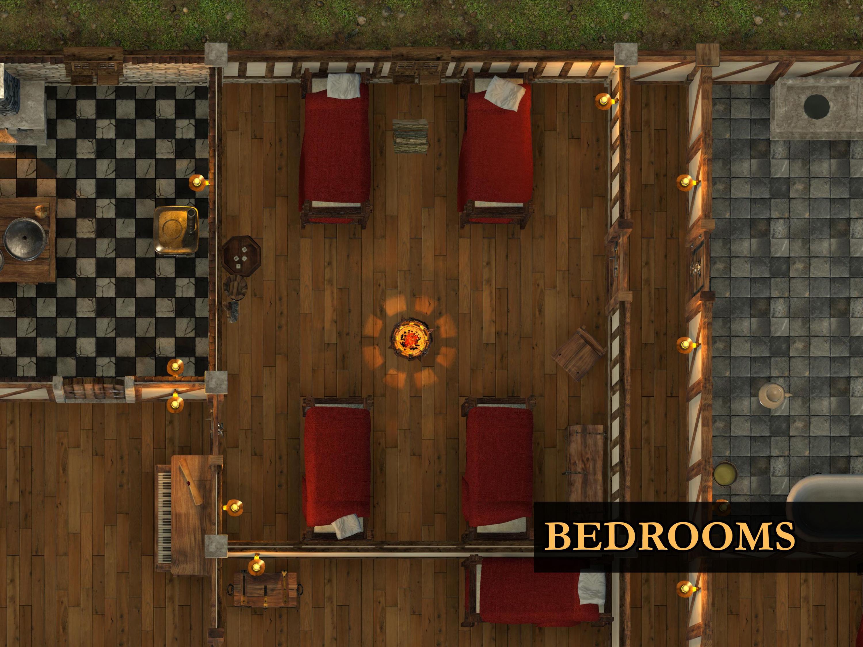 Tavern Battlemap: Print and VTT for Dnd & Ttrpgs - Etsy