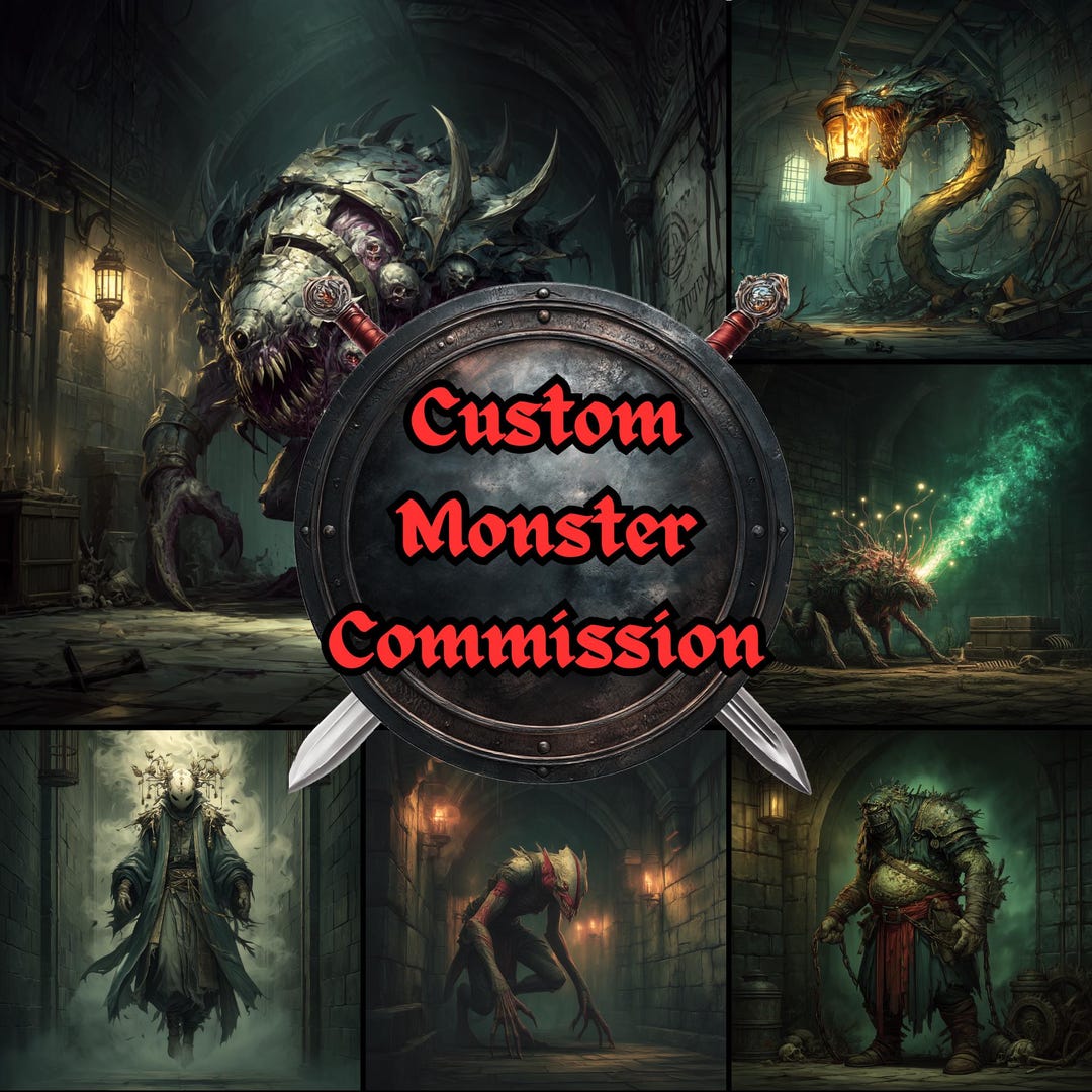 Custom Monster Commission – Create Unique Creatures for Dnd, Pathfinder ...
