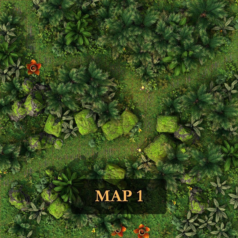 Jungle Encounters Map Pack – 5 Battlemaps for Dnd & Ttrpgs - Etsy