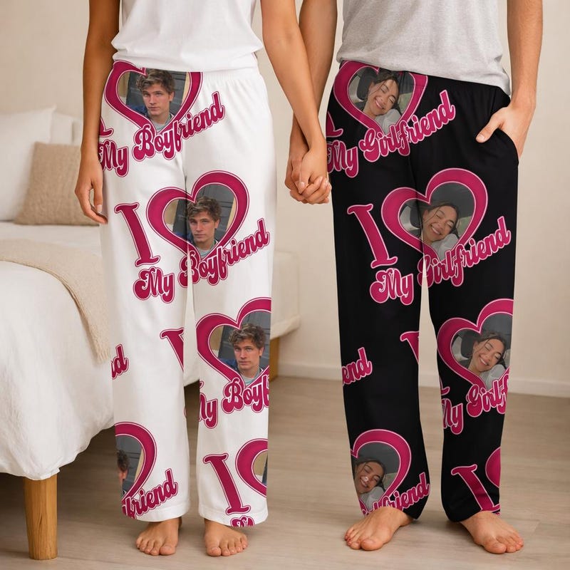 I Love My Boyfriend Pants - Etsy