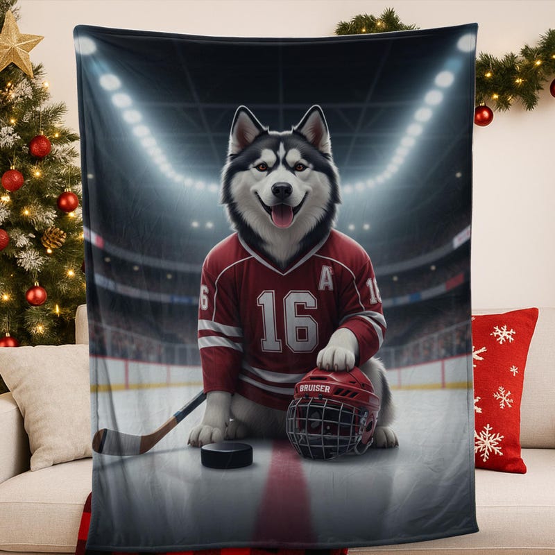 Dog Hockey Cards - Etsy