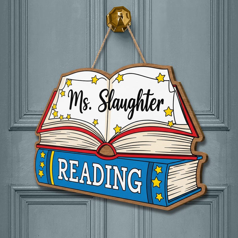 Custom Library Sign - Etsy