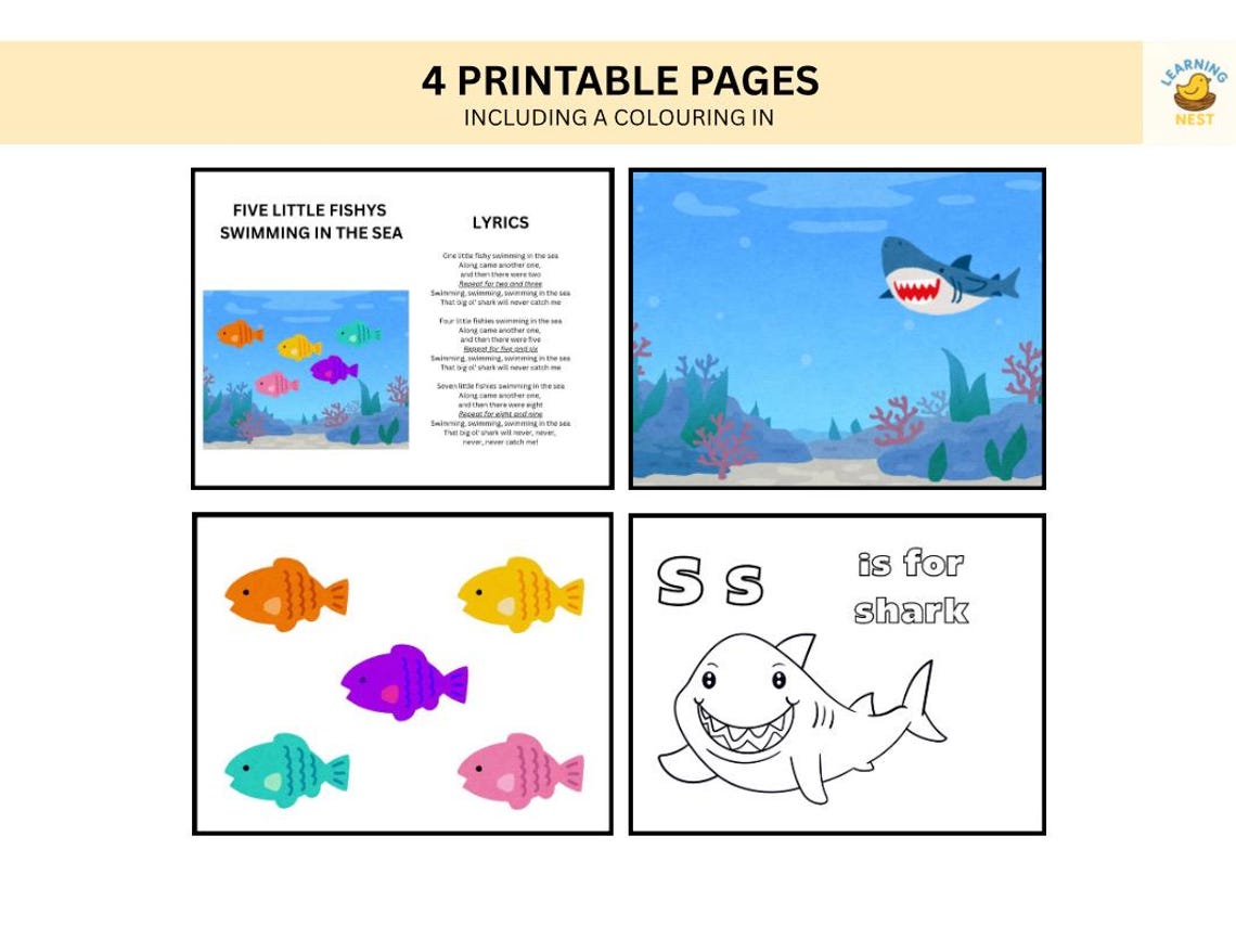 Printable Musical Props for Nursery Rhymes | Interactive & Fun Learning ...