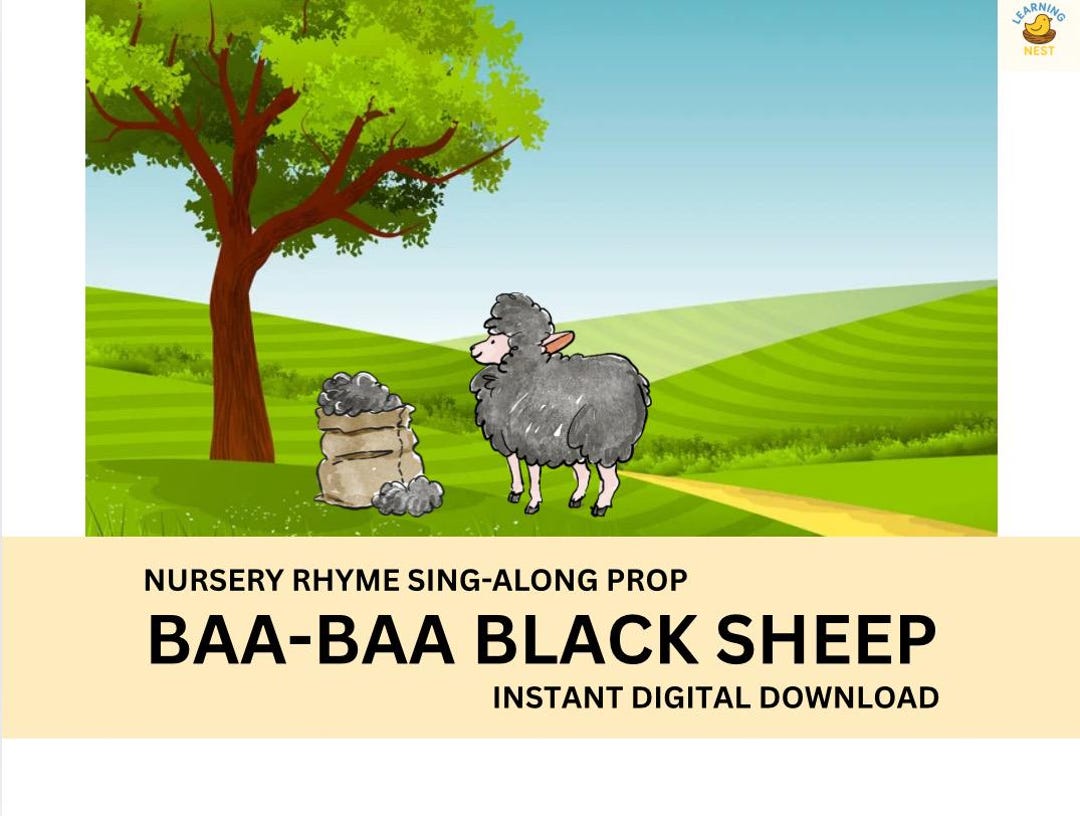 Printable Musical Props for Nursery Rhymes | Interactive & Fun Learning ...