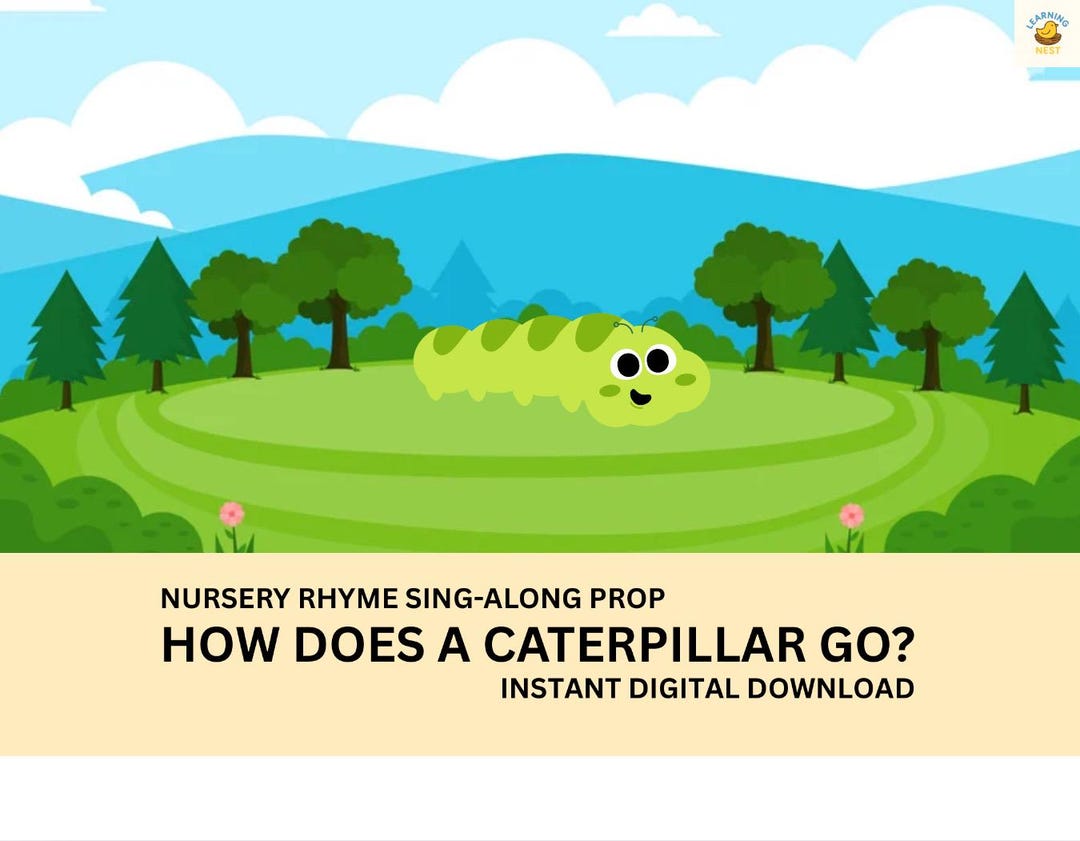 Printable Musical Props for Nursery Rhymes | Interactive & Fun Learning ...