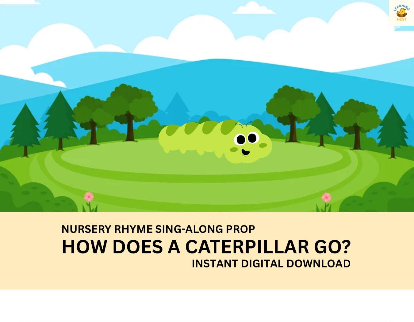 Printable Musical Props for Nursery Rhymes | Interactive & Fun Learning ...