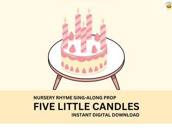 Printable Musical Props for Nursery Rhymes | Interactive & Fun Learning ...