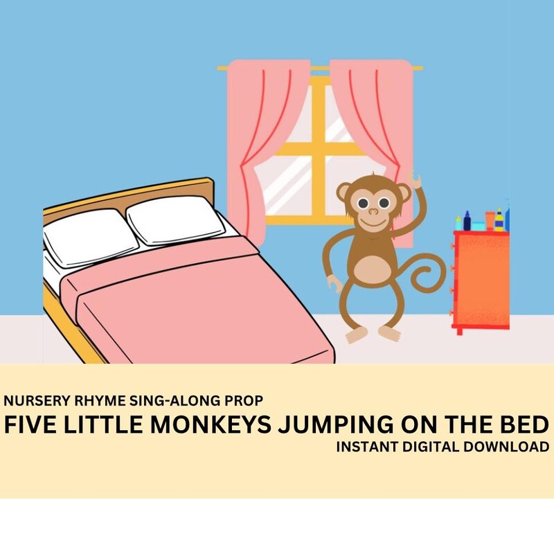 Five Little Monkeys - Etsy