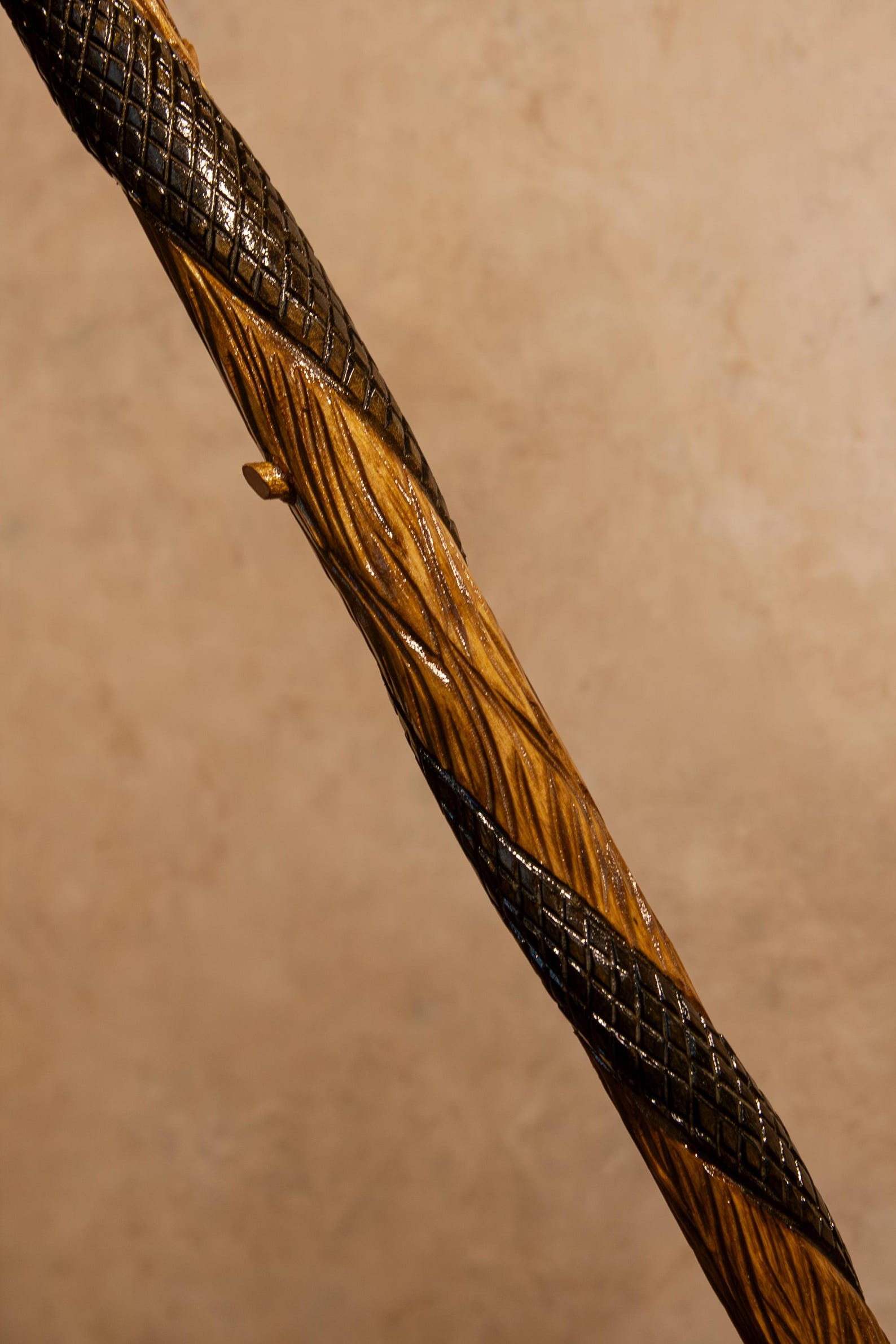 Snake Wooden Cane, Wooden Cane, Handmade Cane, Carved Cane, Elegant ...