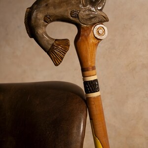 Fisherman Cane, Stylish Cane, Authentic Cane, Fancy Cane, Carved Cane ...