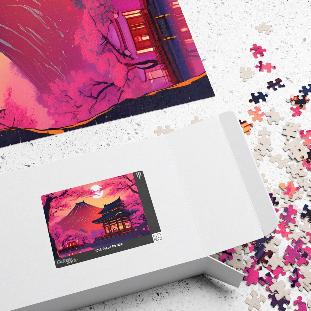 Stunning Japanese Landscape Puzzle, Meditation Puzzle, Home Decor, Gift ...