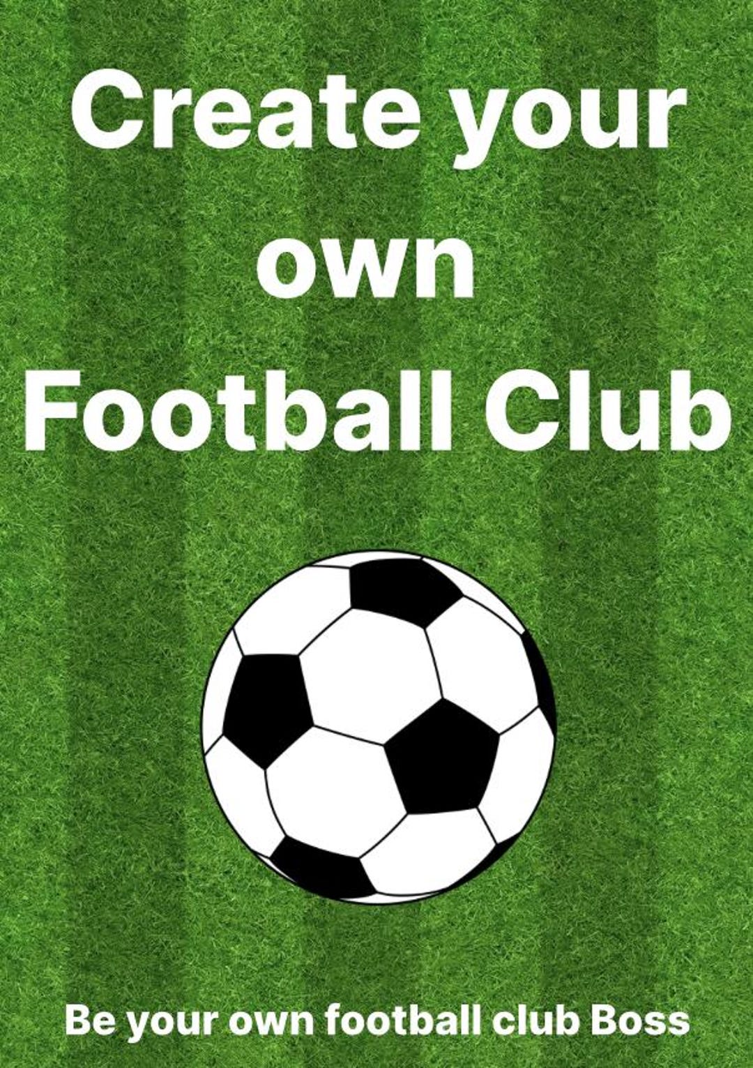 Create Your Own Football Club – Colouring & Activity Book | Football ...