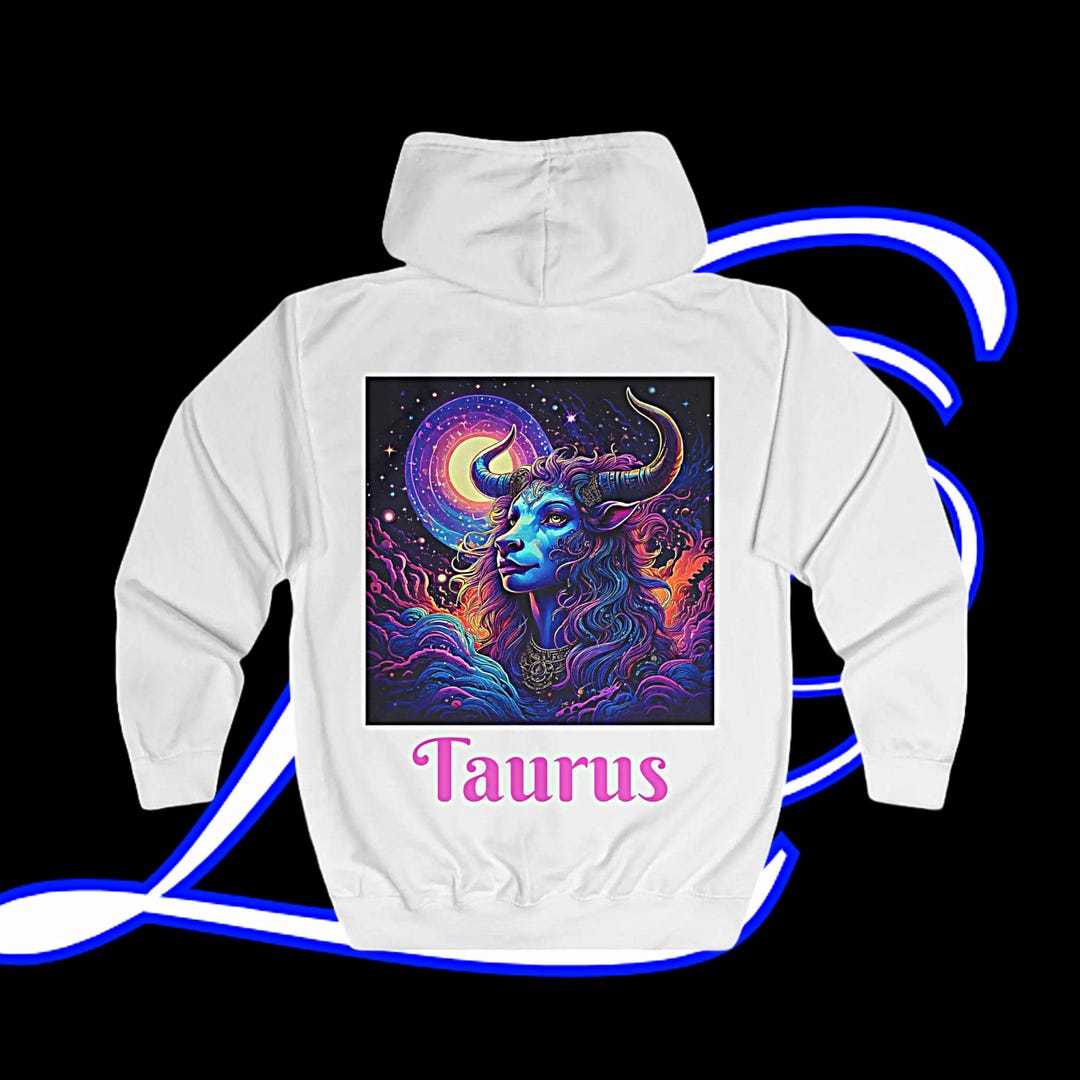 Taurus - Woman's Full Zip Hoodie - Etsy