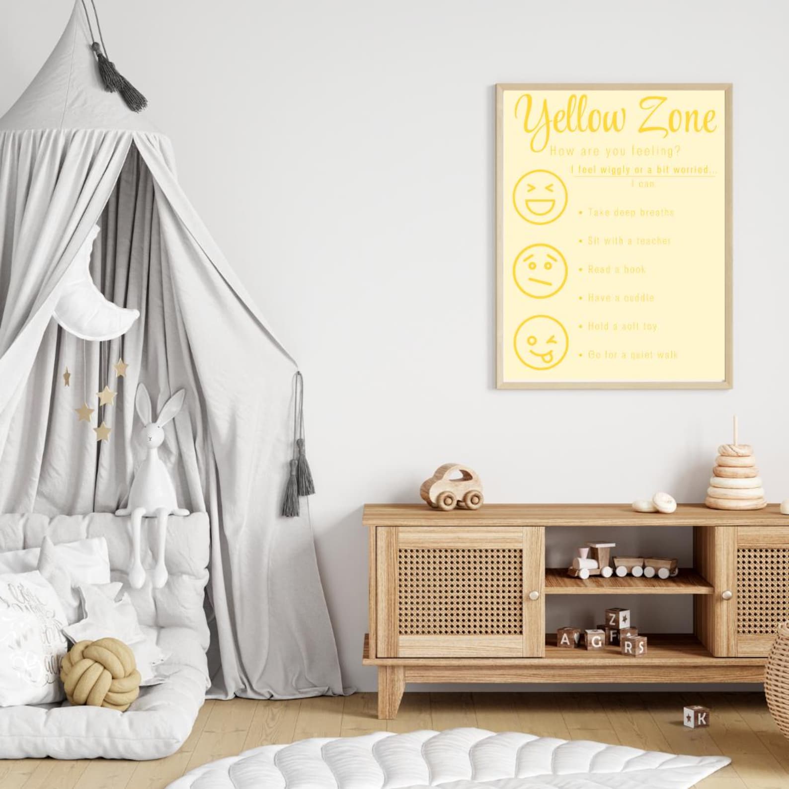 Emotion Zone Posters – Red, Green, Blue – Printable Feelings Chart for ...