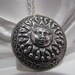 Midday Sun Locket. Victorian Sun Locket Necklace in Antique - Etsy