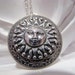 Midday Sun Locket. Victorian Sun Locket Necklace in Antique - Etsy