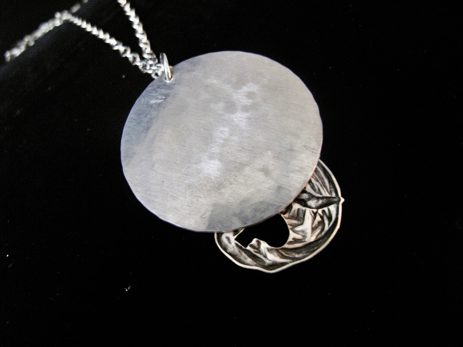 Alphonse Mucha Poetry Maiden Pendant in Antique Silver With a - Etsy