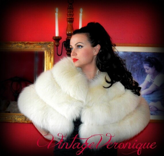 Sale > genuine fox fur stole > in stock