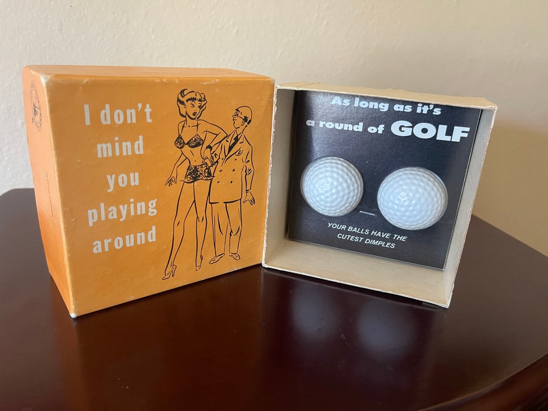 Humorous Father’s Day Gift Funny Unique Gift for Dad Faux Golf Ball Set ...
