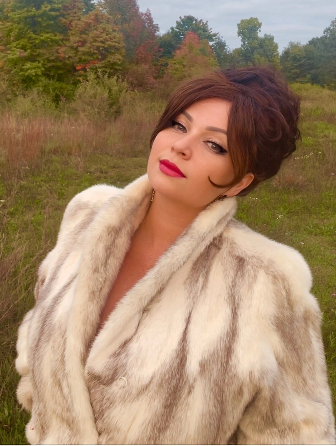 Pristine VTG Luxurious Genuine Cross Mink Fur Jacket / Mink Fur Jacket ...